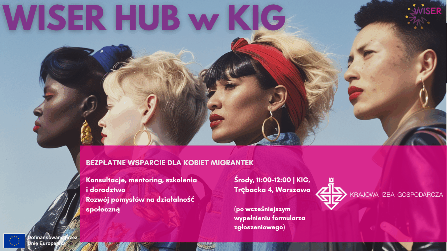 WISER Hub Polska - dołącz do przestrzeni dla kobiet migrantek